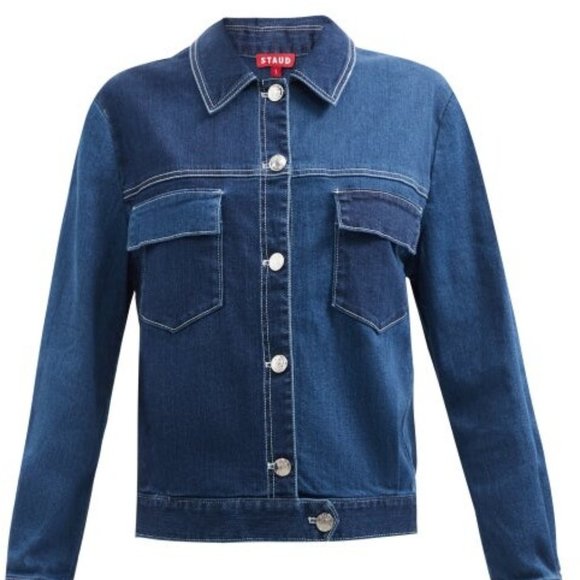 STAUD | Jackets & Coats | Staud Ryan Denim Jacket | Poshmark